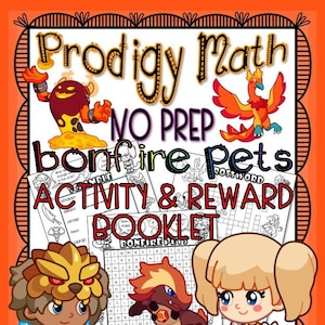 NO PREP Prodigy Math Bonfire Spire Activity and Reward Resource - Etsy