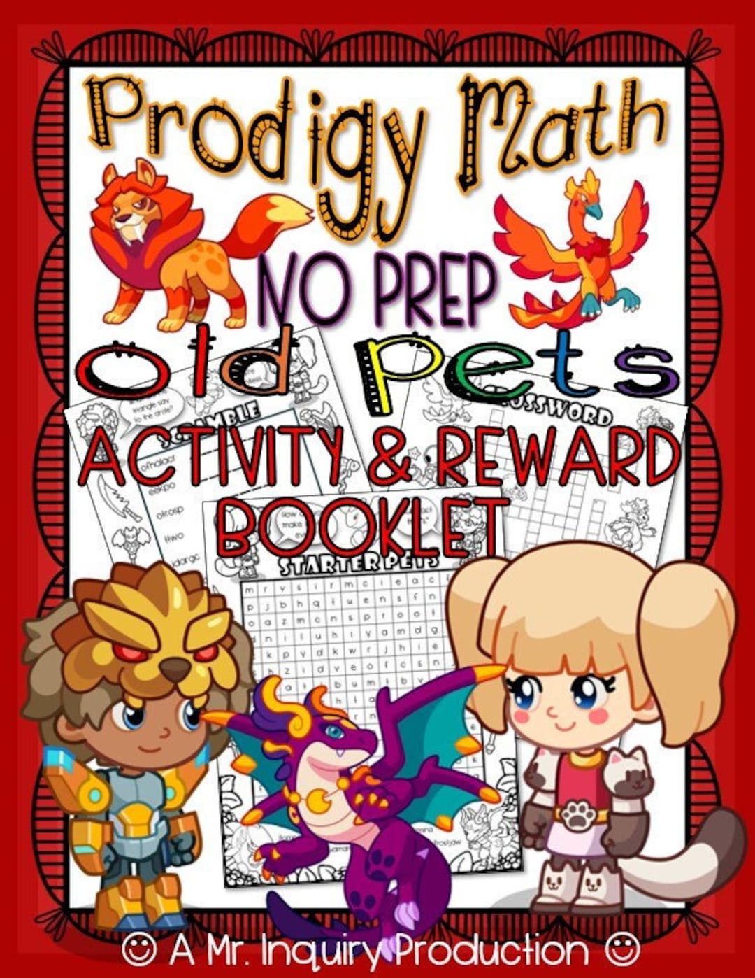 NO PREP Prodigy Math Old Pets Activity & Reward Resource - Etsy