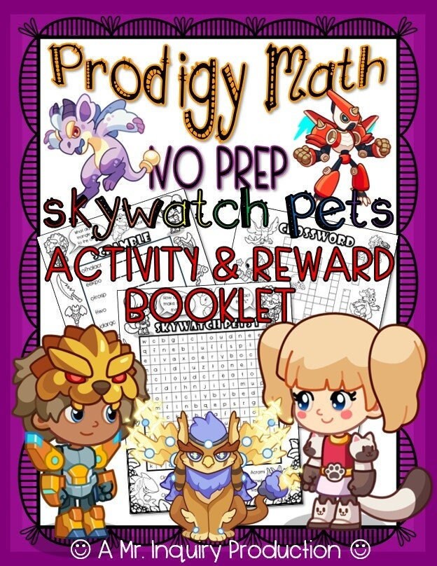 NO PREP Prodigy Math Skywatch Activity & Reward Resource - Etsy