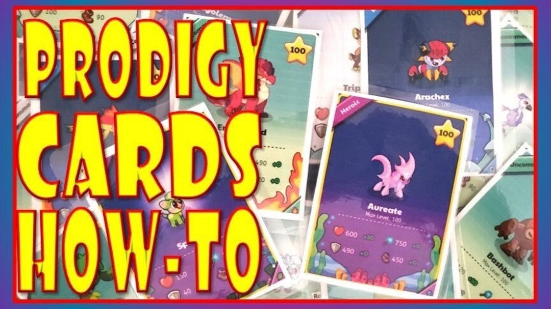 Prodigy Math Trading Cards Set 1 - Manipulatives Resources and Rewards ...