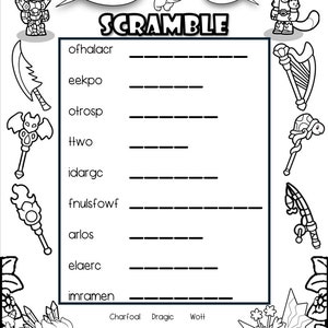 NO PREP Prodigy Math Bonfire Spire Activity and Reward Resource - Etsy