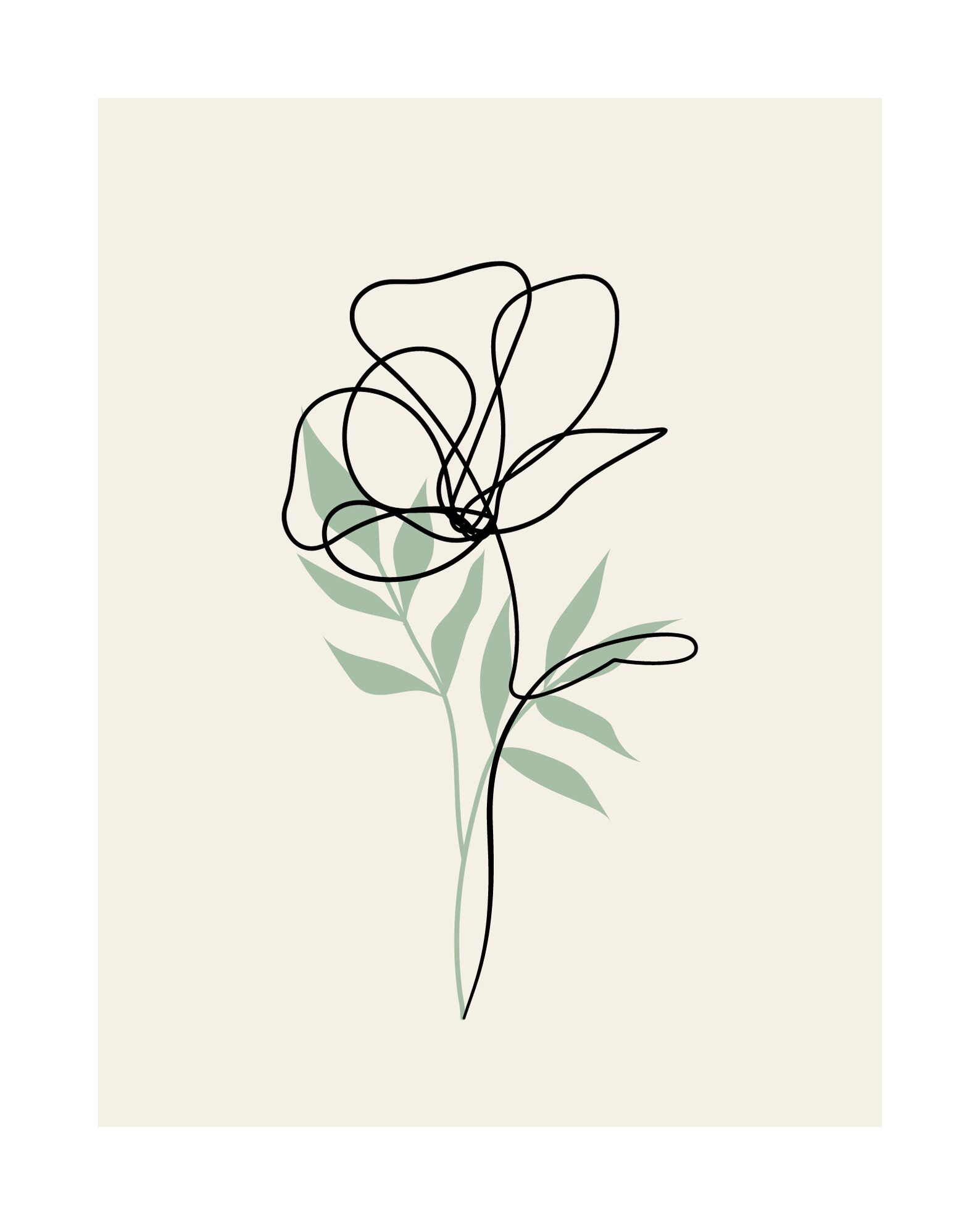 Dainty Printable Floral Wall Art A4 - Etsy