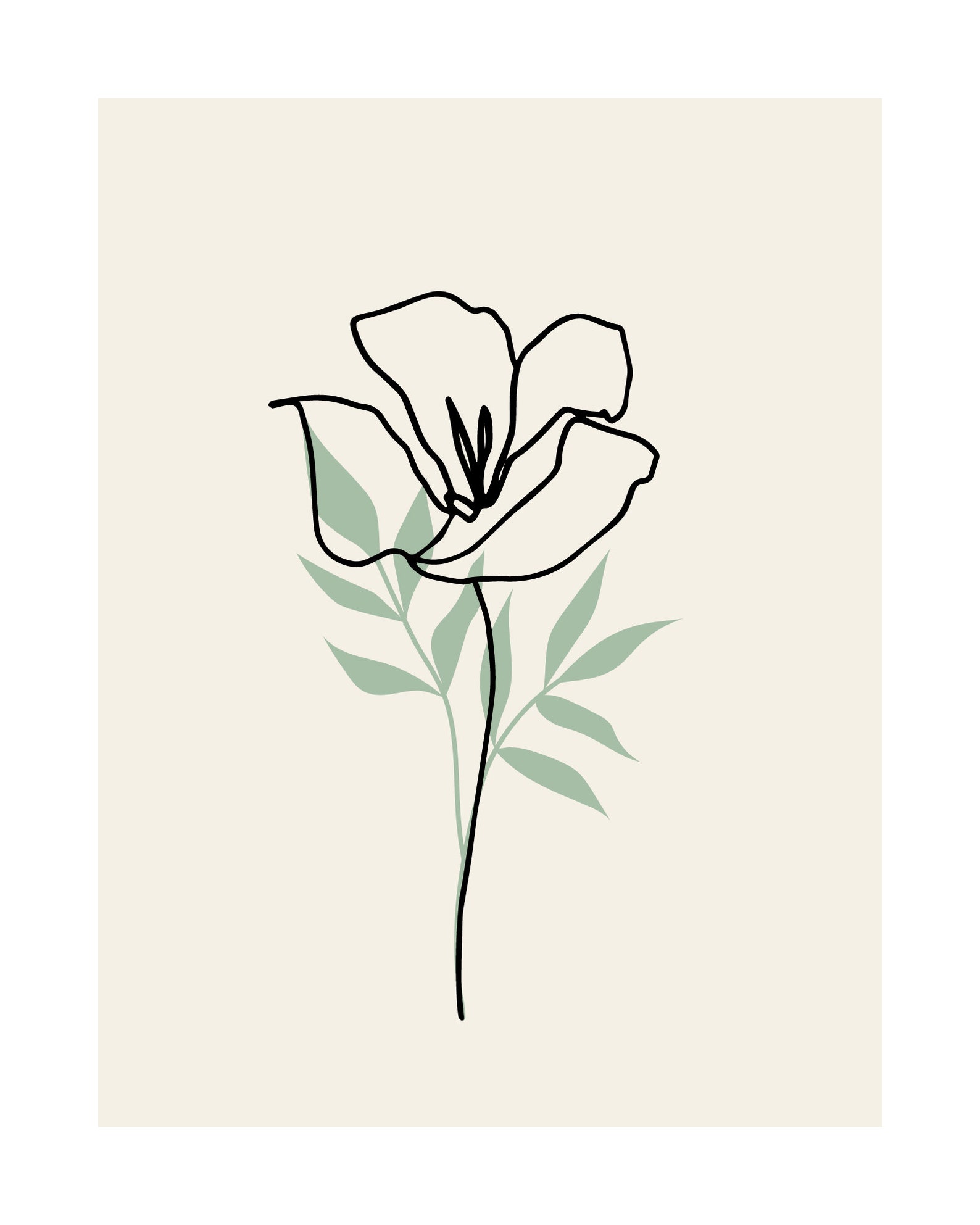 Dainty Printable Floral Wall Art A4 - Etsy