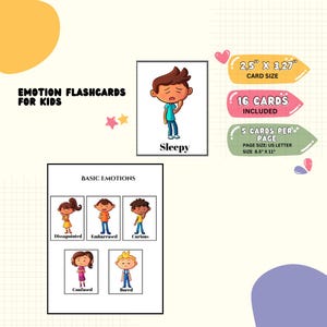 Printable Feeling Cards Montessori Emotion Cards for Kids PDF Learning ...