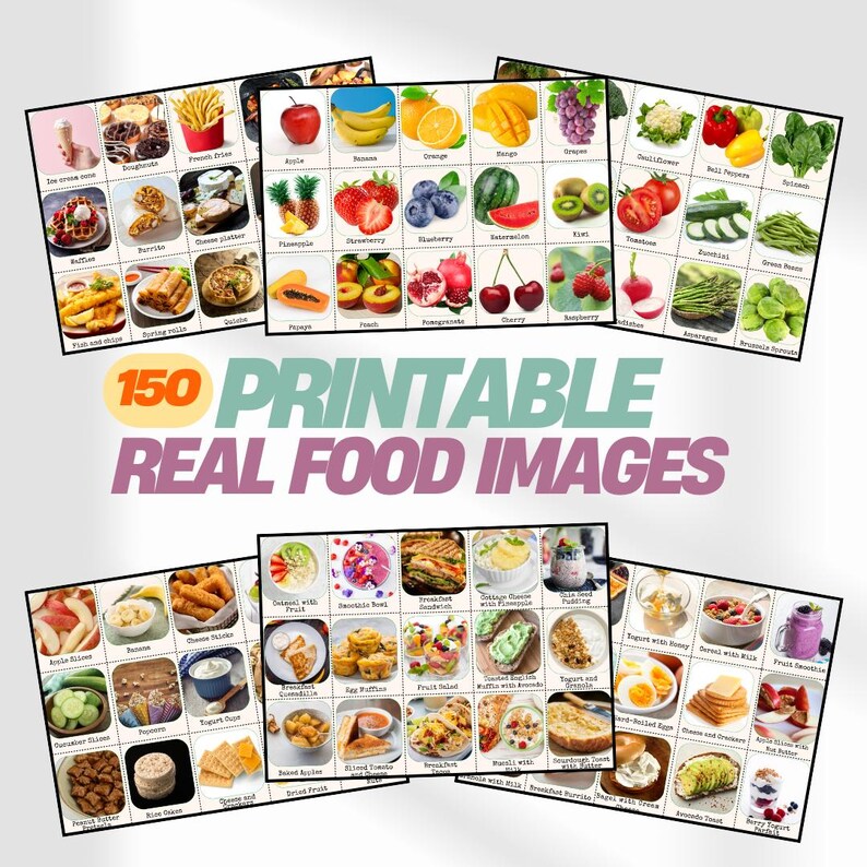 Meal Planner Schedule Behavior Chart and Task Cards for Kids Visual Aid ...