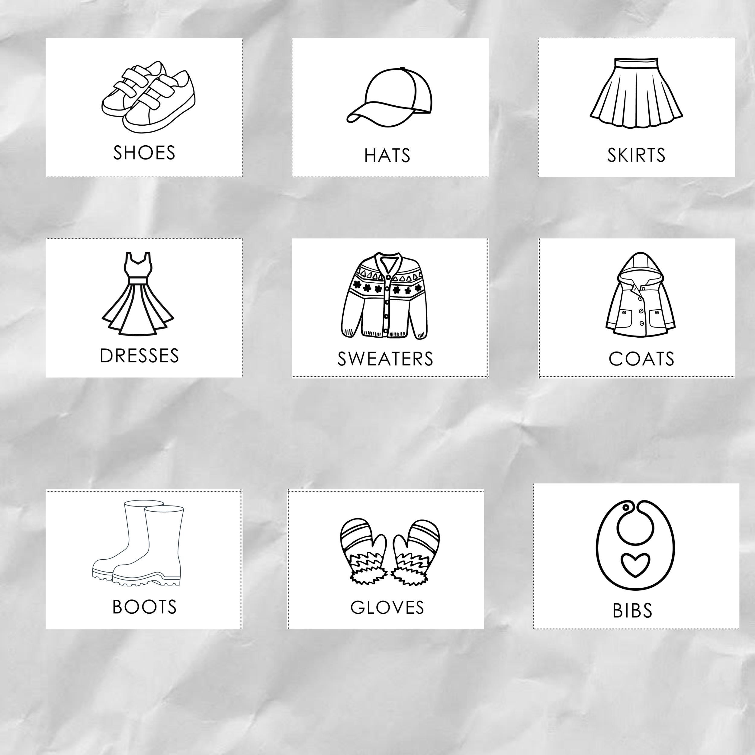 Printable Dresser Labels Organize the Kids' Bedroom, and Closet ...