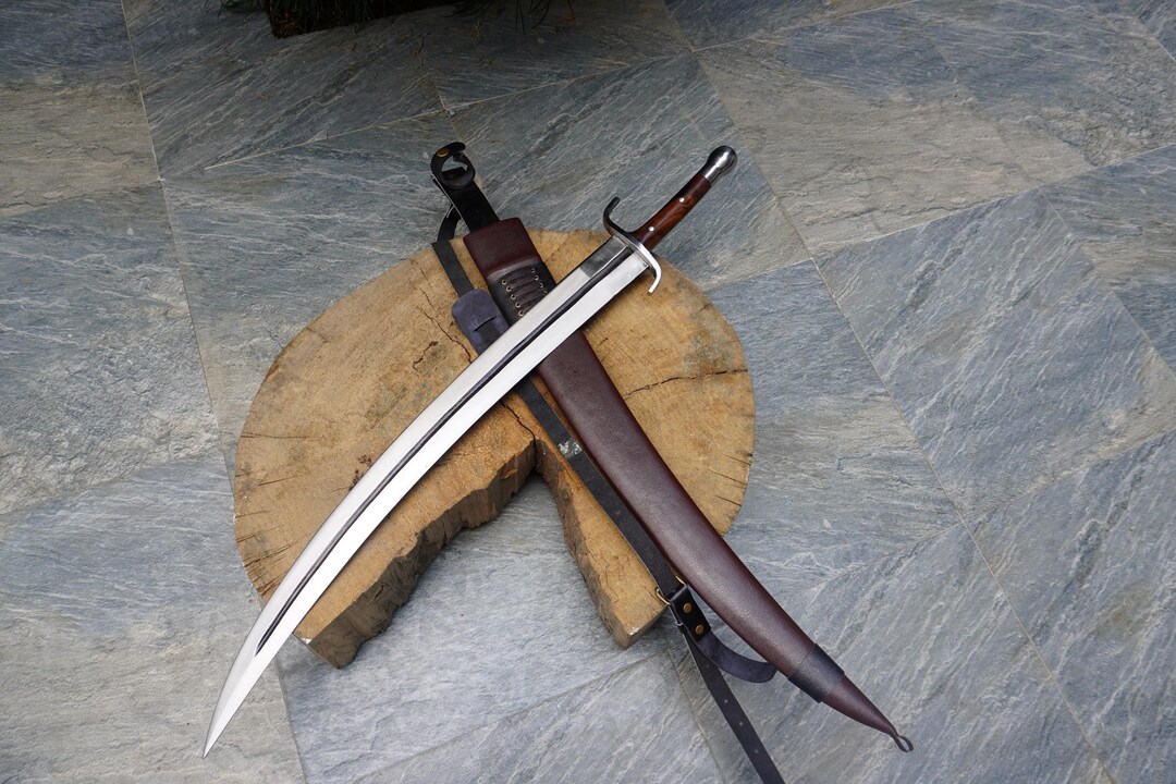 33" Hand Forged Carbon Steel Personalized Handmade Double Edged With ...