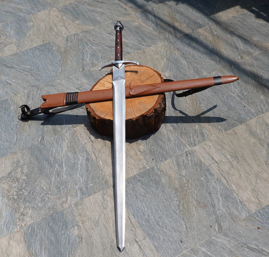 48.8" Double Edged Custom Hand-forged Viking-inspired Medieval Sword ...