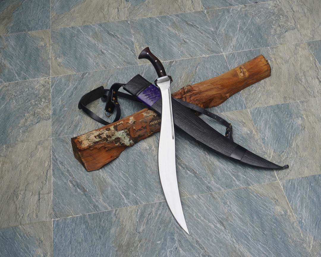 Hand-forged Carbon Steel Scimitar Sword: Historical Medieval Blade - Etsy