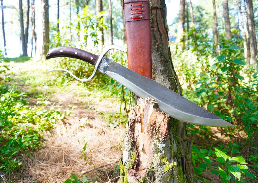 24.2 Inch Hand Forged Handcrafted Curved Scimitar Sword With | Artisan ...