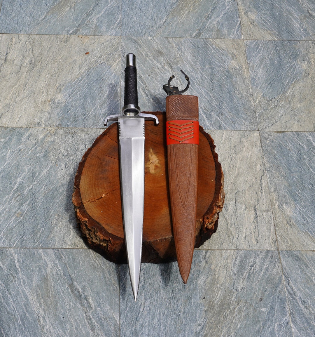 Hand-forged Carbon Steel Claymore Viking Sword With Leather Sheath - Etsy