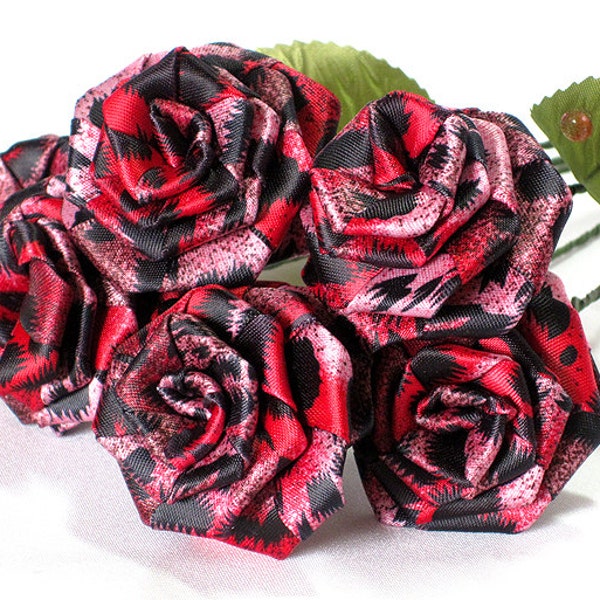 Leopard Print Rose - Etsy