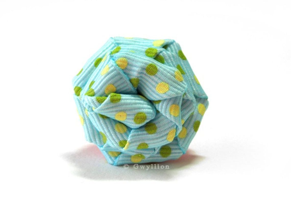 Lt. Blue Polka Dot Rose Ring - Etsy