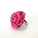 Pink Skull N Bones Rose Ring - Etsy
