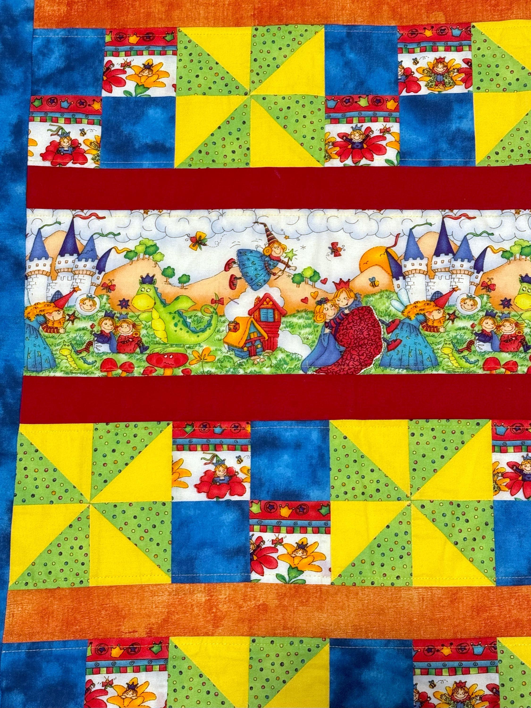 Handmade Gender Neutral Fantasy Kingdom Baby Quilt - Etsy