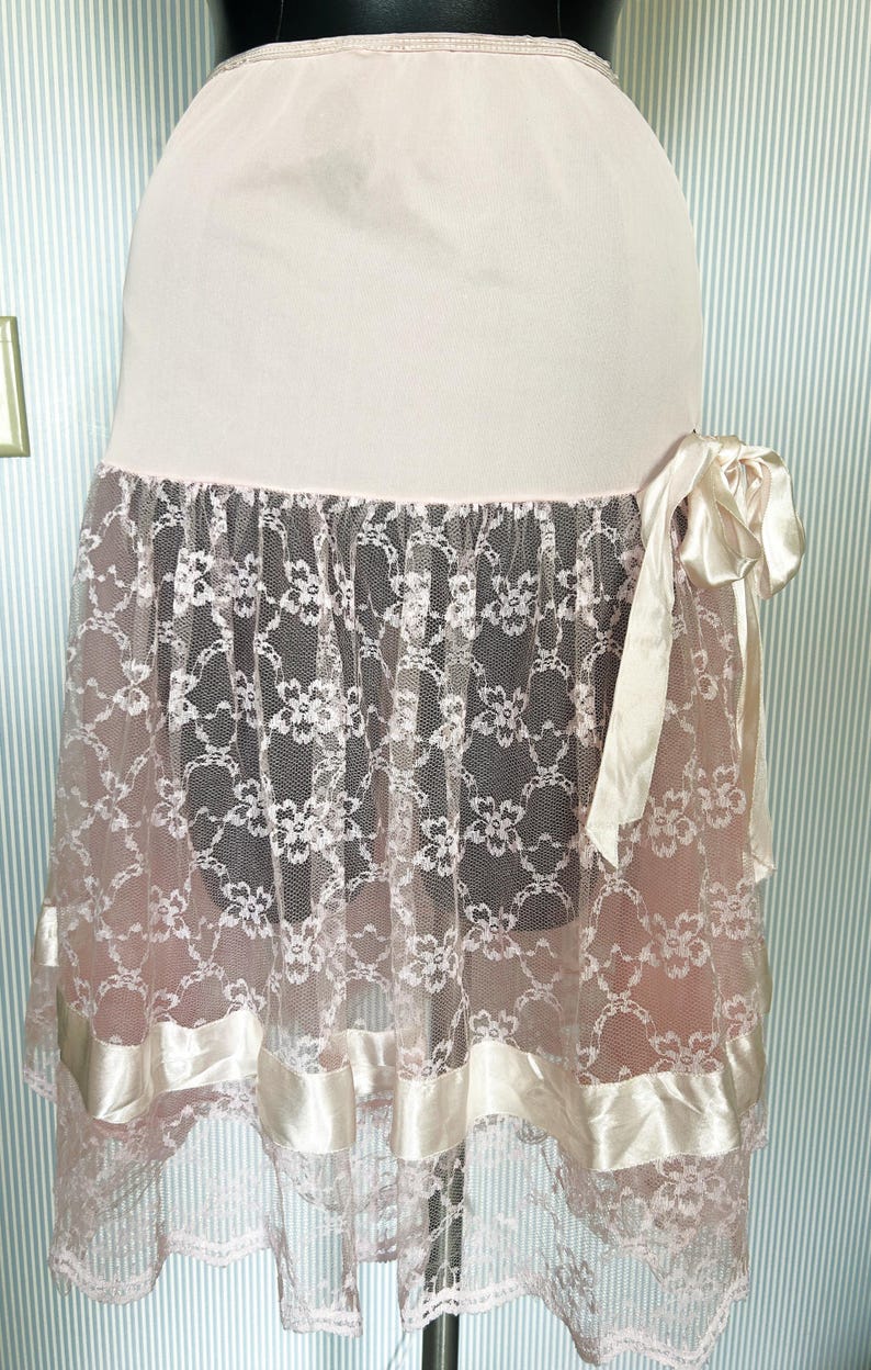 Vintage Pink Crinoline Half Slip - Etsy