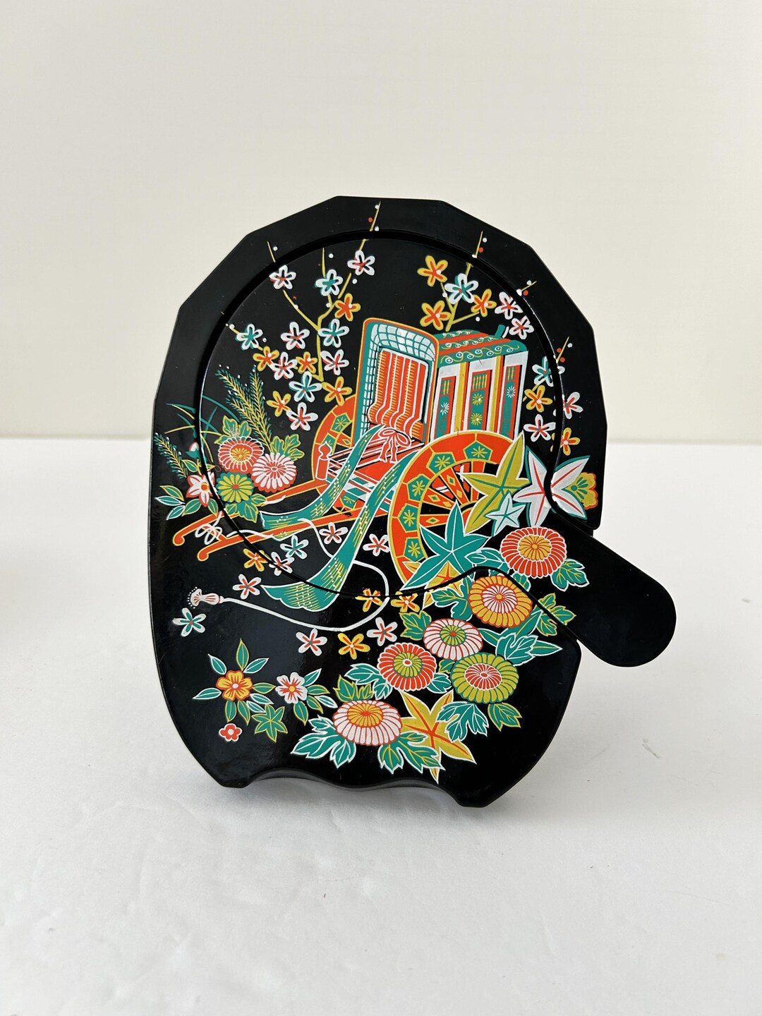 Vintage Japanese Plastic Lacquer Vanity Double Mirror - Etsy