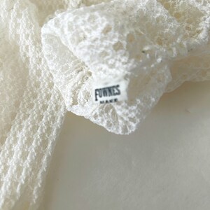 Vintage off White Mesh Gloves Mid Arm - Etsy
