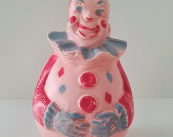 Vintage Roly Poly Clown Toy - Etsy