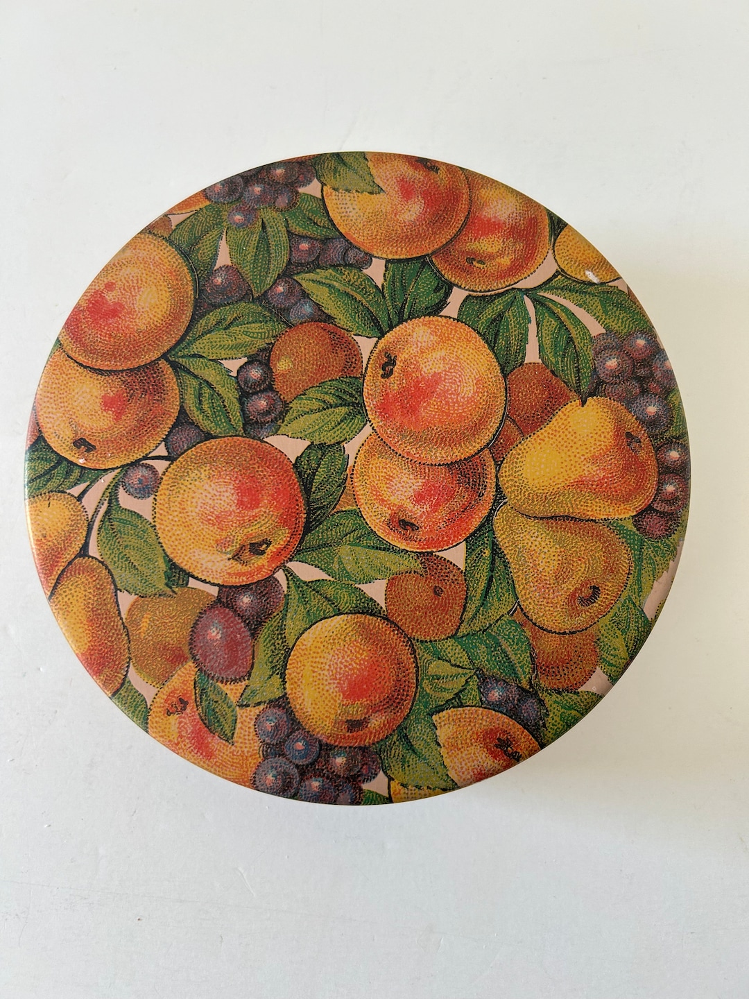 Vintage Tin Fruit Design - Etsy