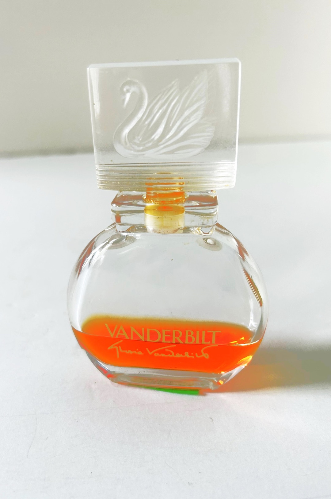 Vintage Vanderbilt Perfume Bottle Swan Stopper - Etsy