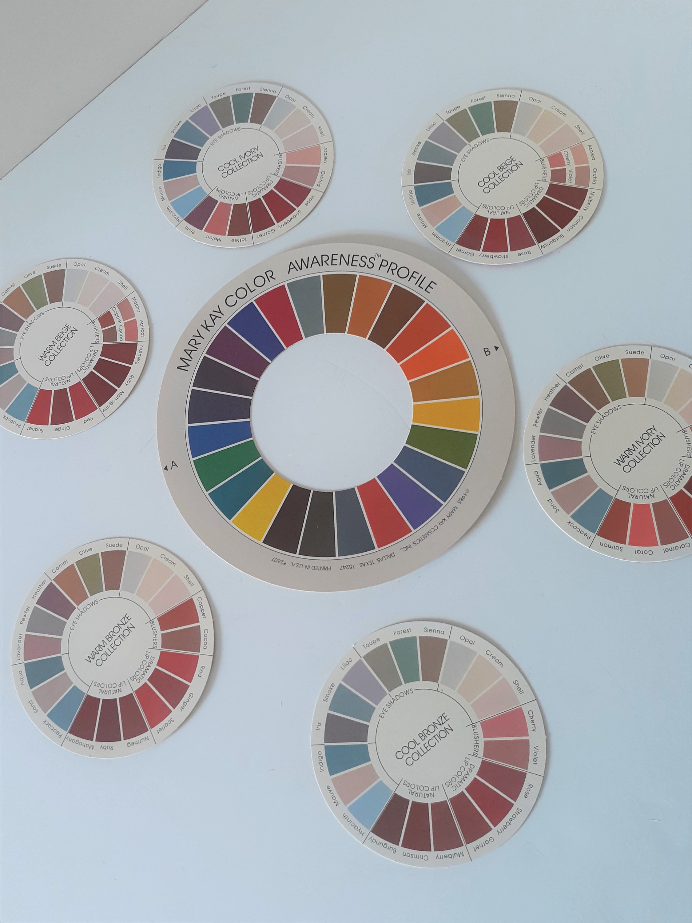 Vintage Mary Kay Color Awareness Profile Cards 1985 1 Card - Etsy