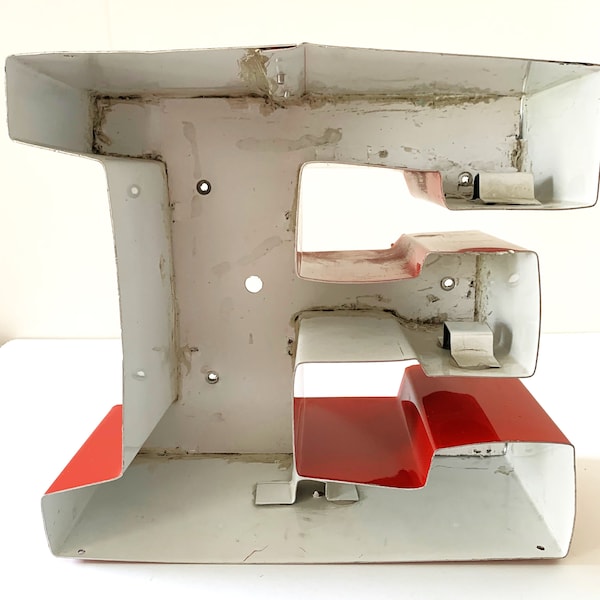 Vintage Metal Letter E - Etsy