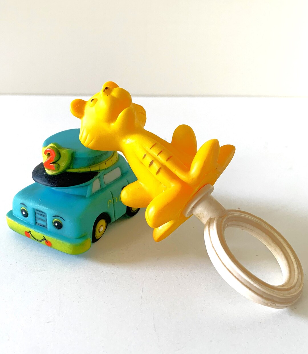 Vintage Tommie Tippee Police Car Squeaky Baby Toy and Childhood ...