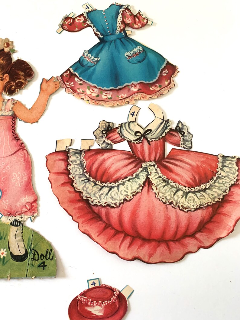 Vintage Paper Doll Pat | Etsy