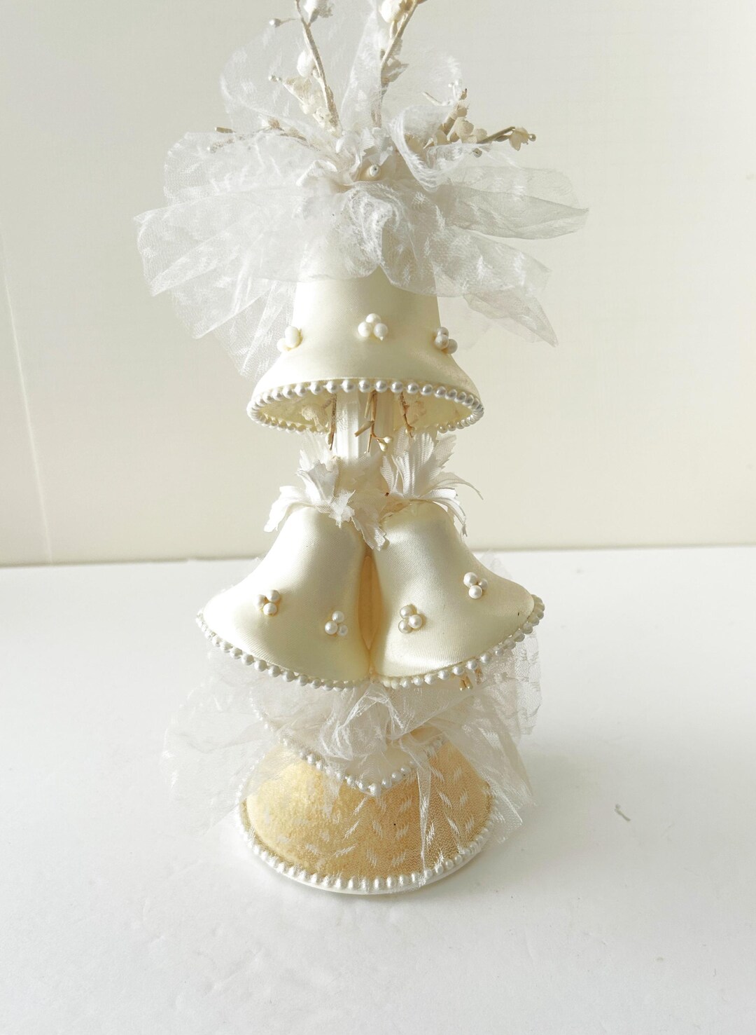 Vintage Wedding Bell Cake Topper 1968 - Etsy
