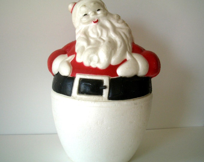 Vintage Santa Styrofoam Ice Bucket by Gotham Industries - Etsy