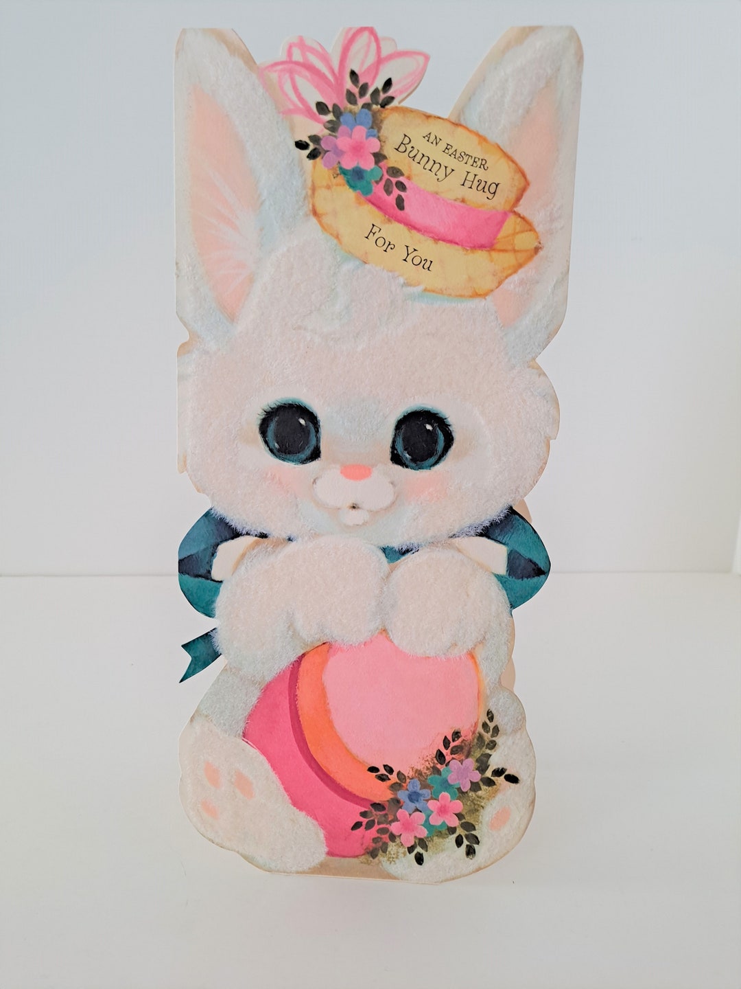Vintage Large Hallmark Easter Bunny Greeting Card - Etsy