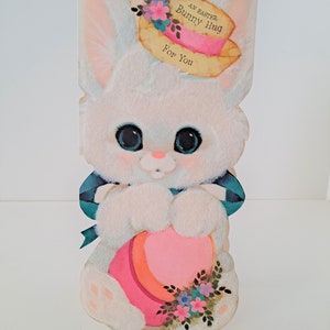 Vintage Large Hallmark Easter Bunny Greeting Card - Etsy