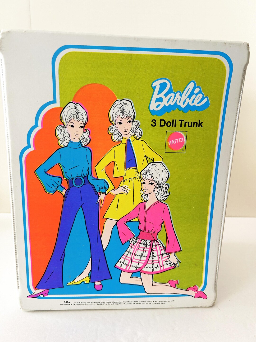 Mid Century Vintage Barbie 3 Doll Trunk 1970 Mattel - Etsy