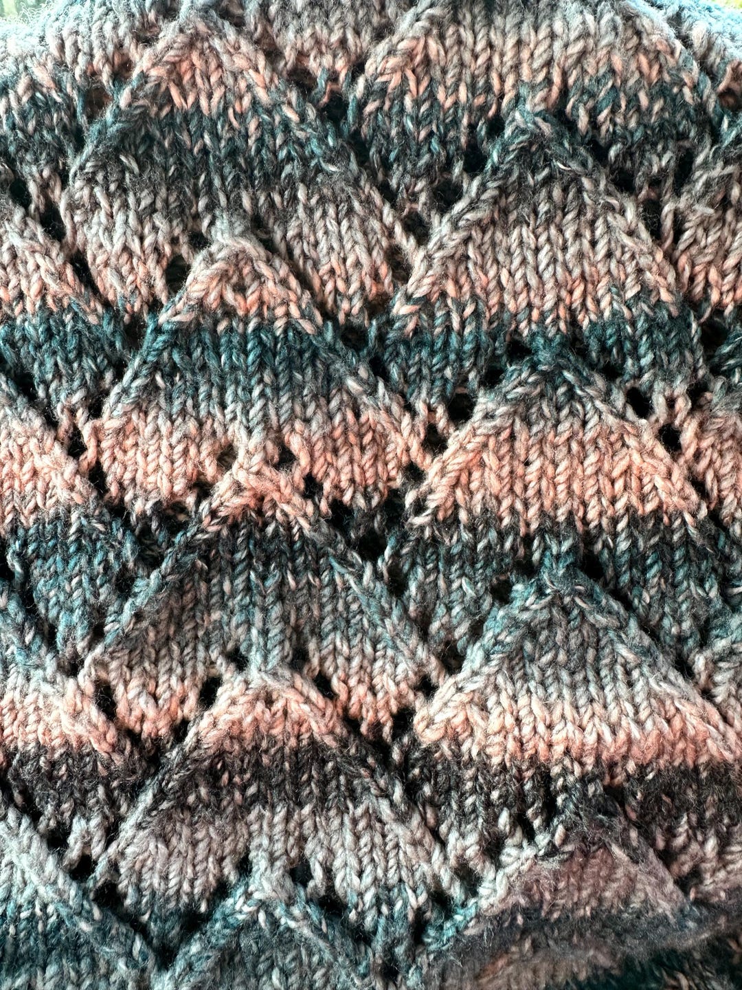 Dragon Scale Stitch Knitting Pattern PDF Download - Etsy