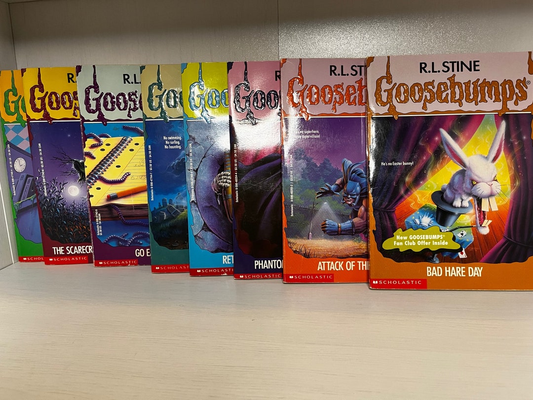 8 Vintage Goosebumps Books Numbers 18 20 21 22 23 24 - Etsy