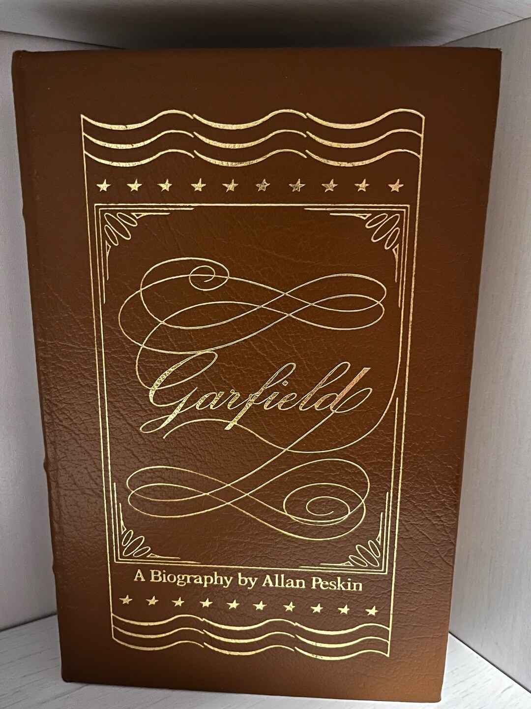 Garfield - A Biography by Allan Peskin - Vintage Leather Book - the ...