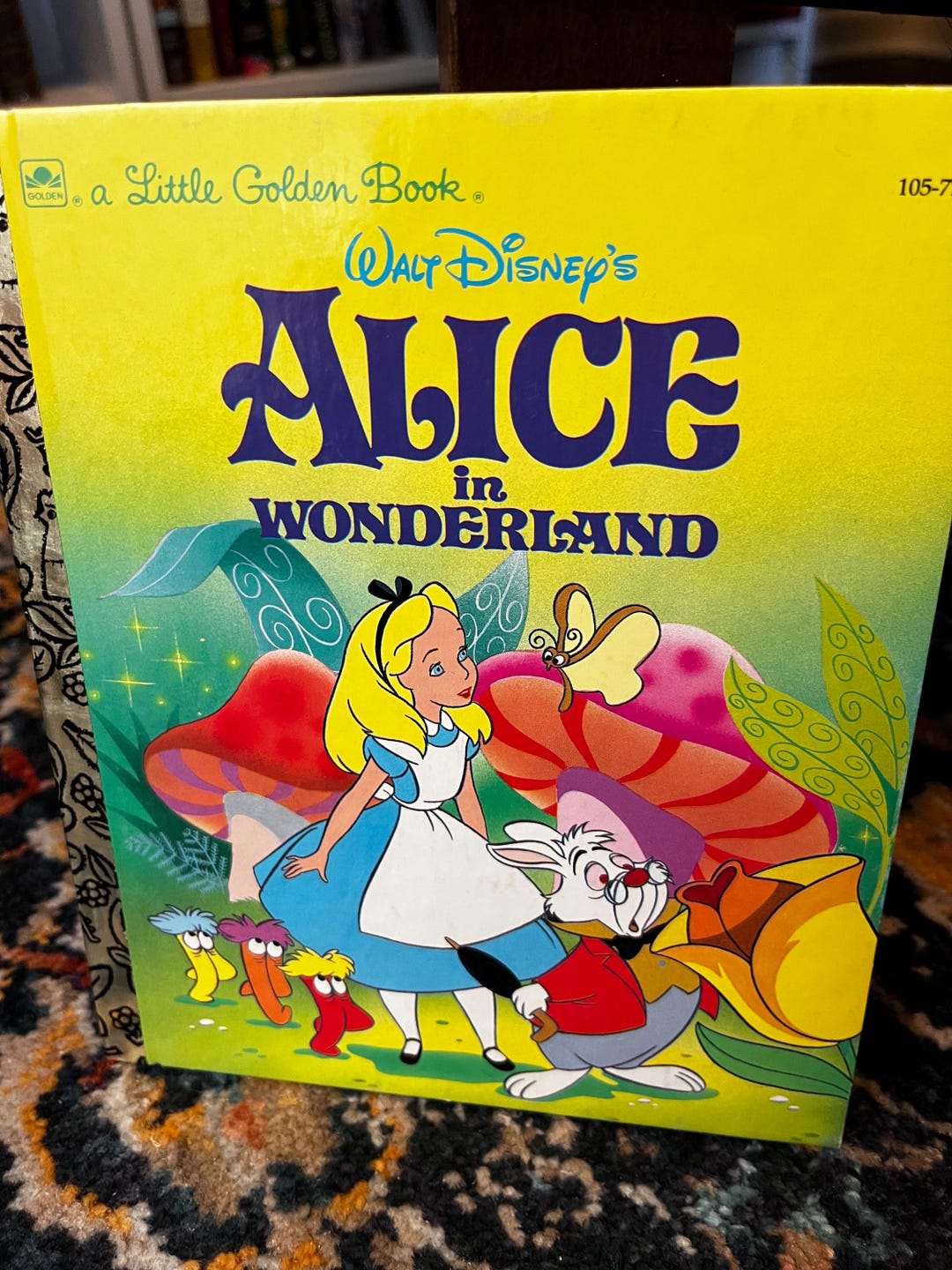 Alice in Wonderland by Lewis Caroll - Adapted Disney Little Golden Book ...