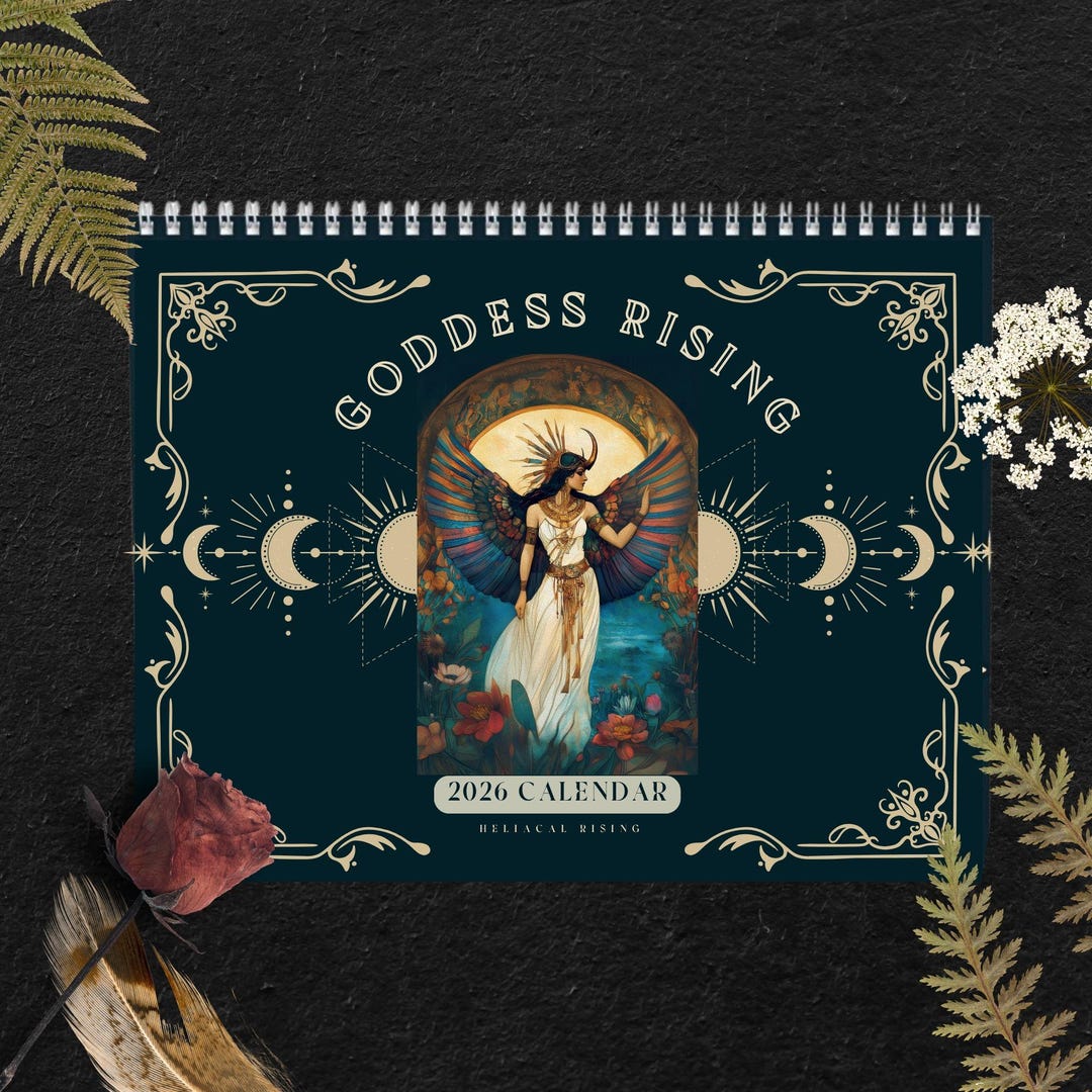2026 Goddess Calendar – Divine Feminine Mythology Art Nouveau Wall ...