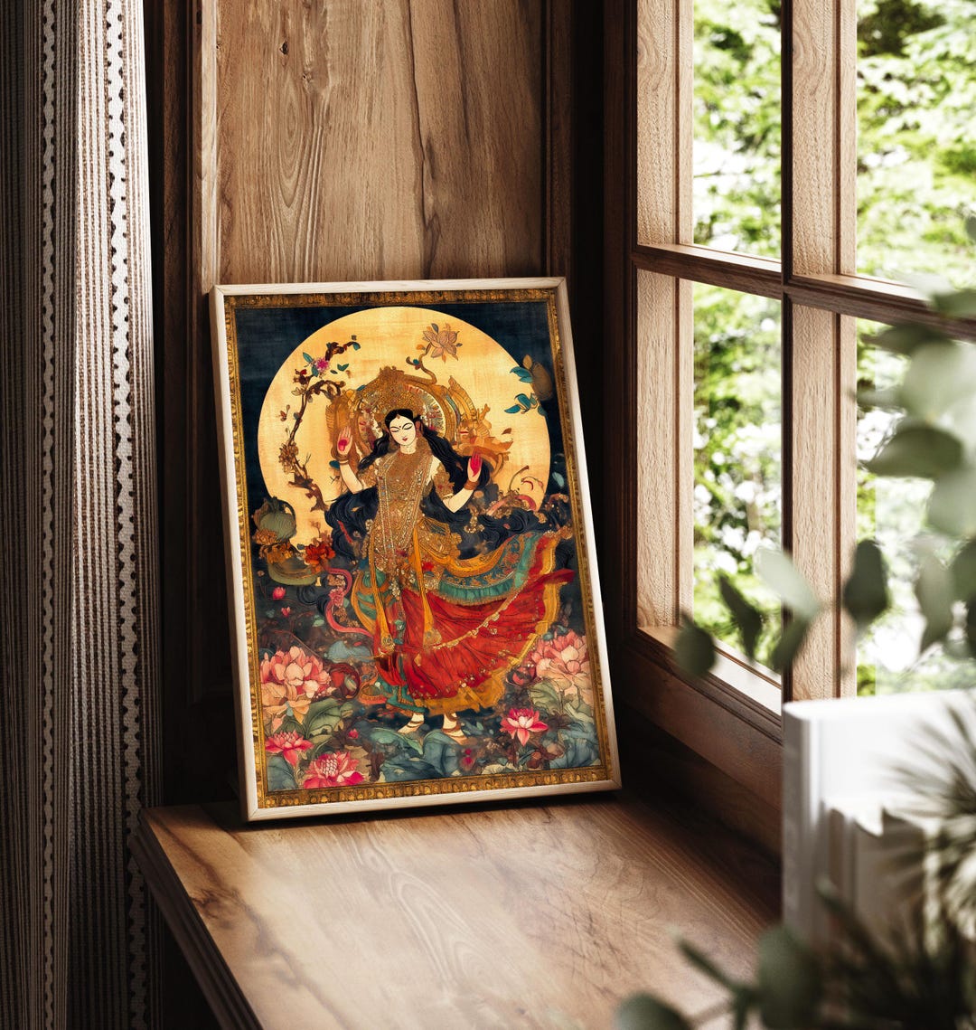Maya Hindu Goddess Fine Art Print | Mythical Feminine Spirit Art ...