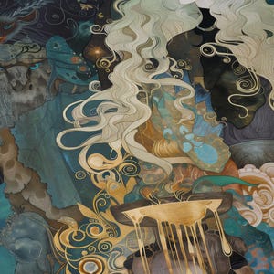 Circe Wall Art - Greek Goddess of Magic, Divine Feminine Power Art ...