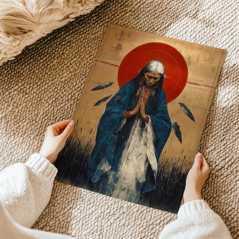 Elder Spirit – Native Inspired Sacred Woman Wall Art - Etsy