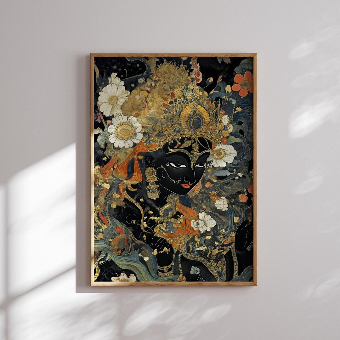 Goddess Kali Wall Art - Hindu Goddess of Transformation Print ...