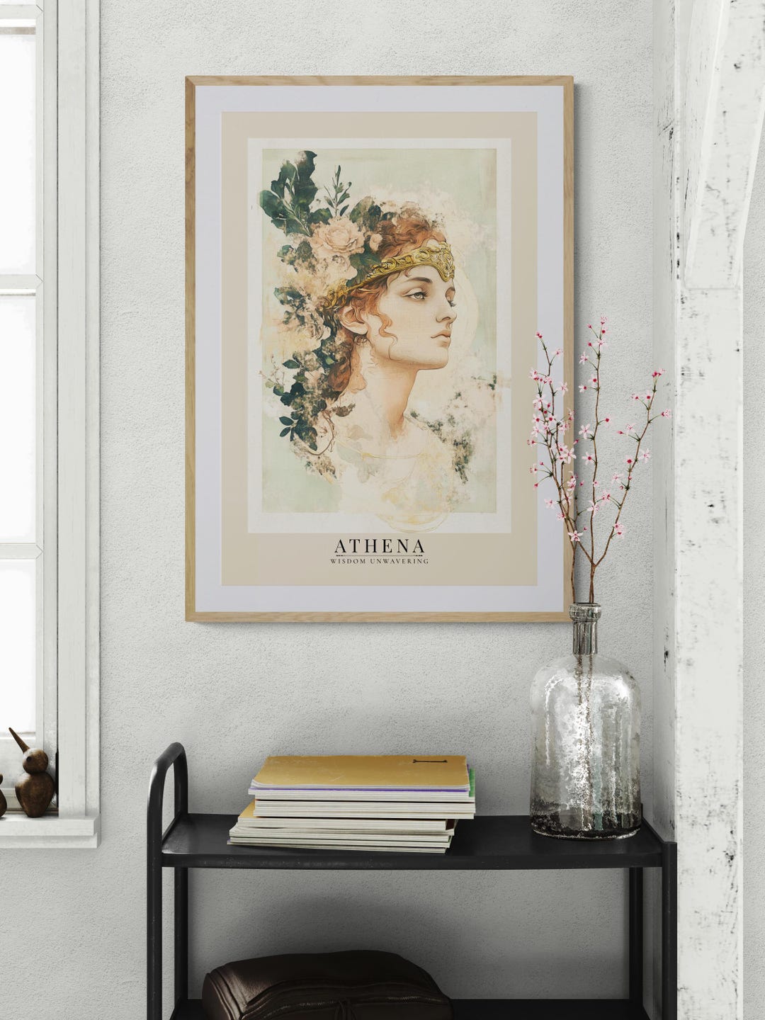 Athena Wall Art | Greek Goddess Fine Art Print | Greek Mythology Art ...