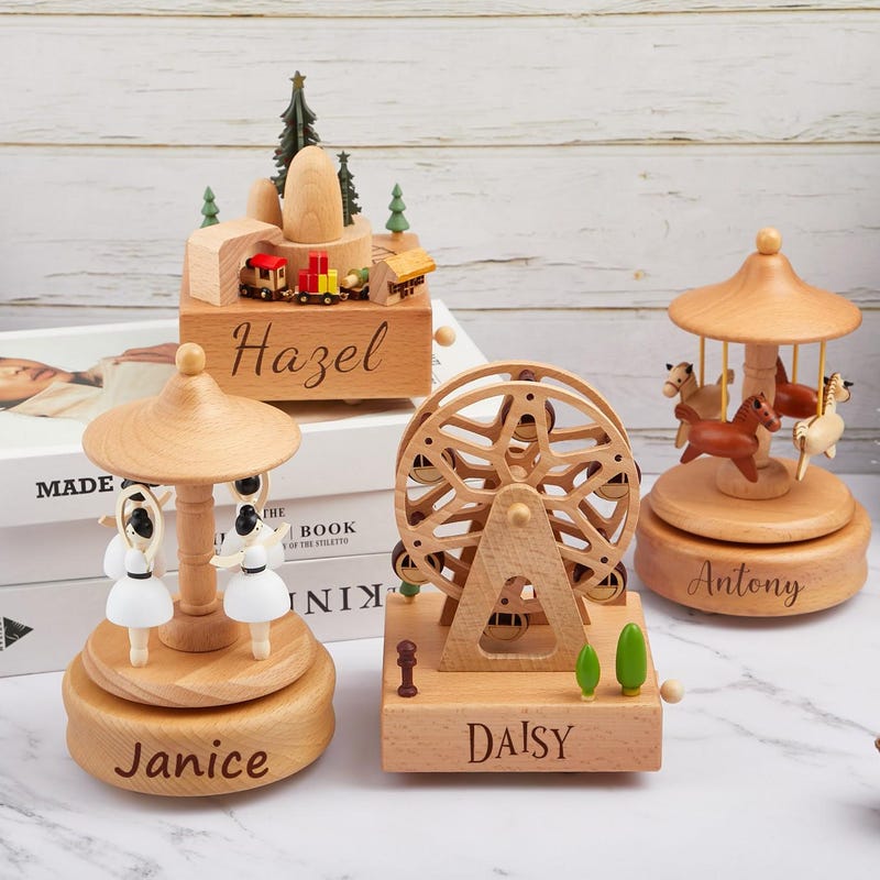 Christmas Music Boxes - Etsy