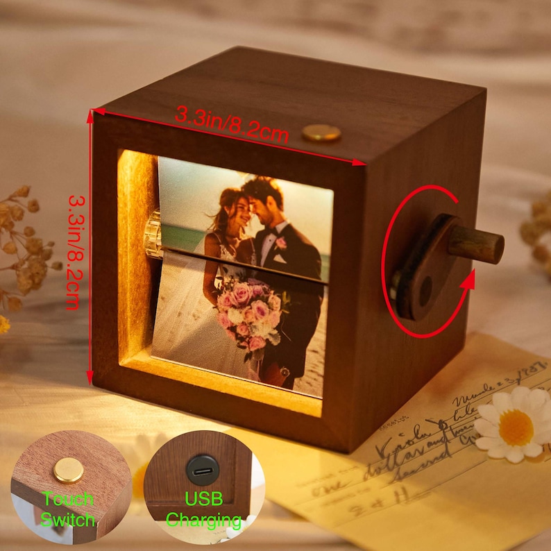 Custom Flip Book Frame Animation Machine, Custom Wooden Photo Book ...