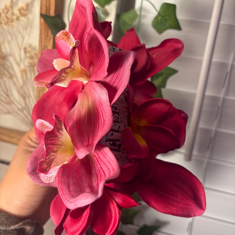 Orchid Hair Claw Clips - Etsy