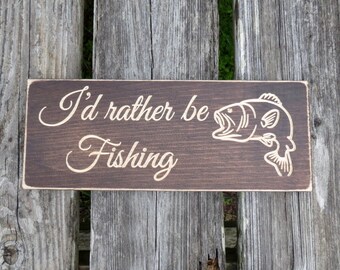 Gone fishing sign | Etsy