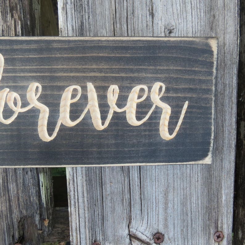 Always and Forever Sign Always and Forever Wedding Gift - Etsy