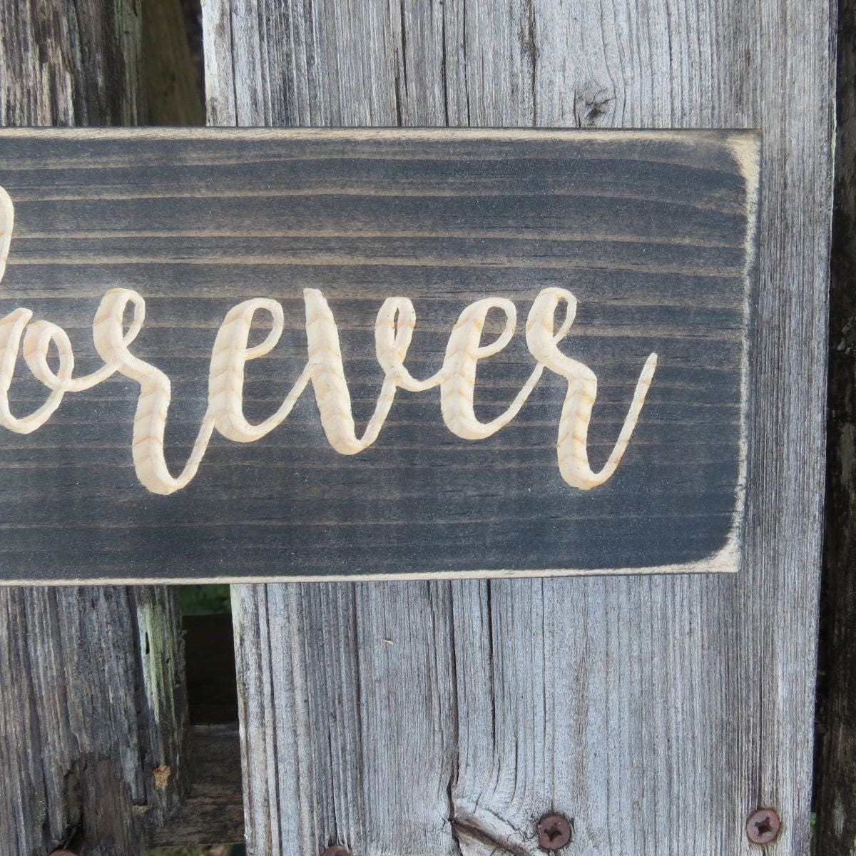 Always and Forever Sign, Always and Forever, Wedding Gift, Wedding Sign ...